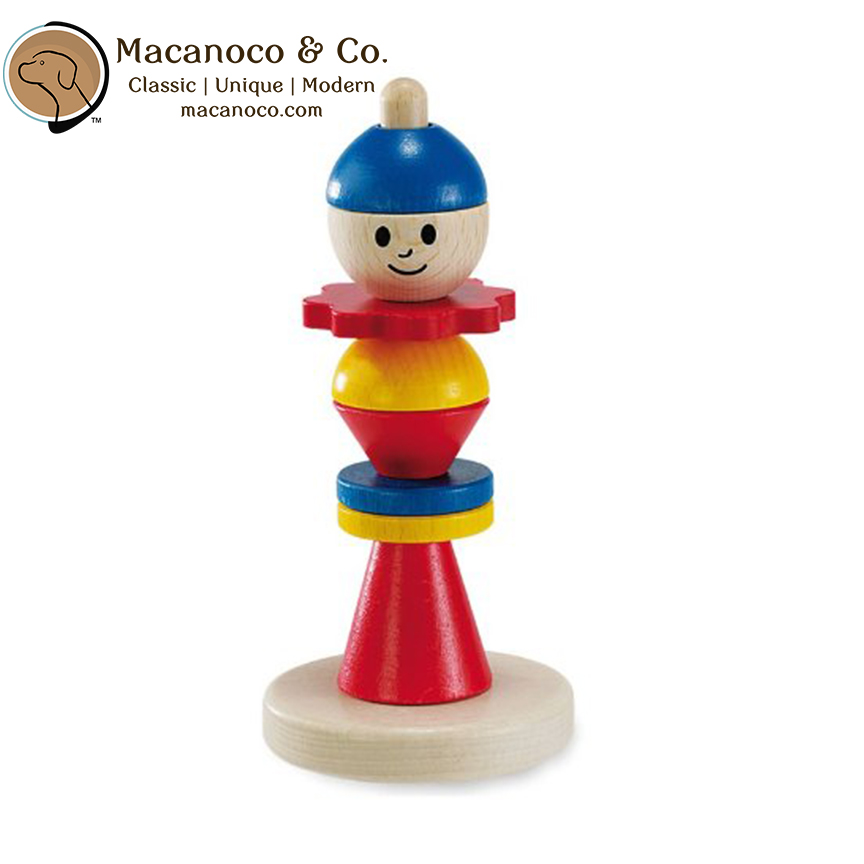 NIC/Walter Stacking Man Small Wooden Toy - Macanoco and Co.