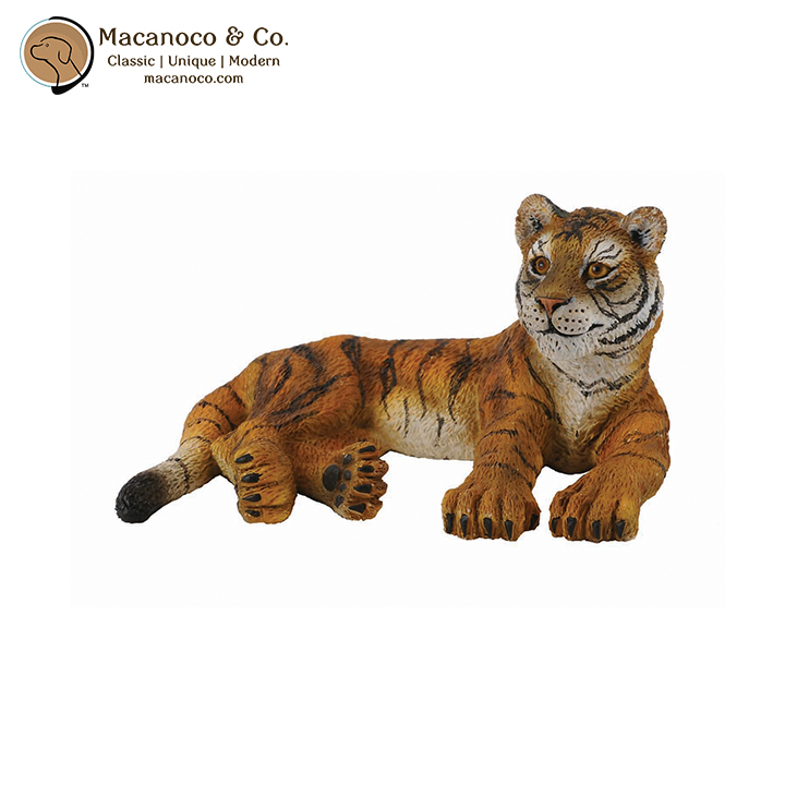 CollectA Tiger Cub Lying Toy Figurine - Macanoco and Co.