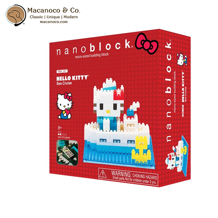nanoblock Collection Hello Kitty Sea Cruise Building Toy - Macanoco and Co.