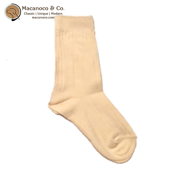 Piccolo Hosiery Dress Socks - Khaki - Macanoco and Co.