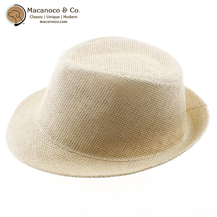 Macanoco and Co. Straw Fedora Hat - Macanoco and Co.