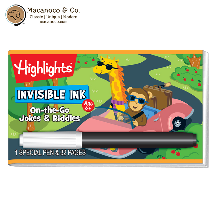 Highlights Hidden Pictures Invisible Ink "On-the-Go Jokes & Riddles ...