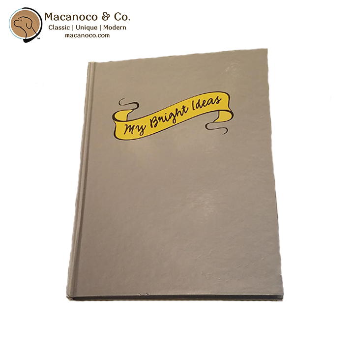 Macanoco and Co. Lined Journal Notebook - My Bright Ideas - Macanoco ...