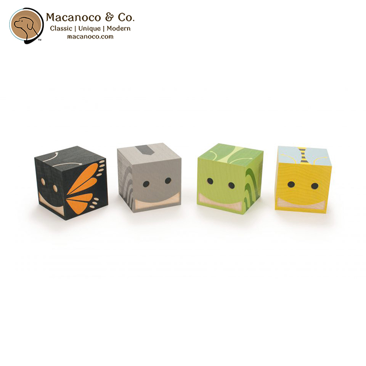 Uncle Goose Cubelings Insects Wooden Blocks - Macanoco and Co.