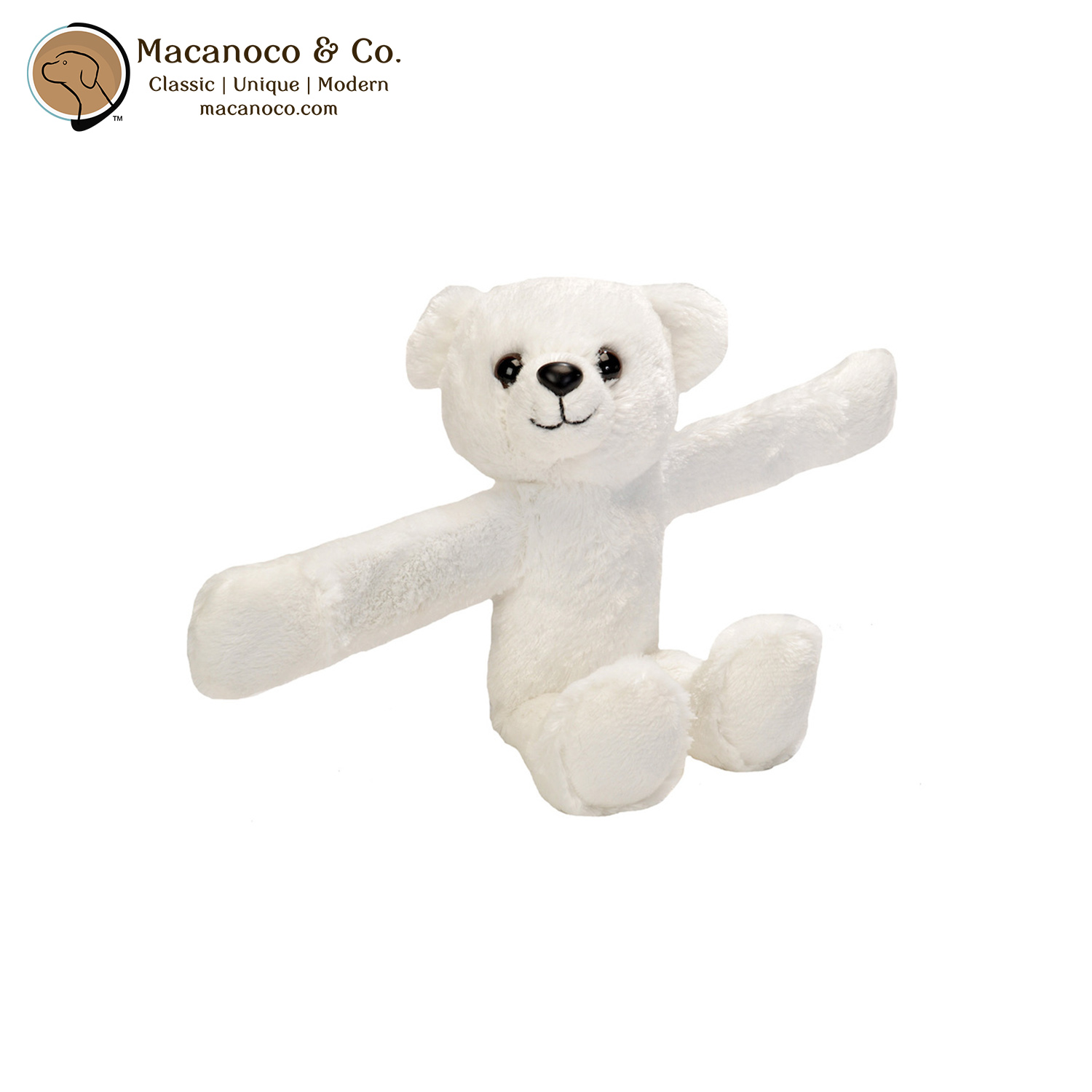 Wild Republic Huggers Polar Bear Stuffed Animal Plush Toy - Macanoco ...