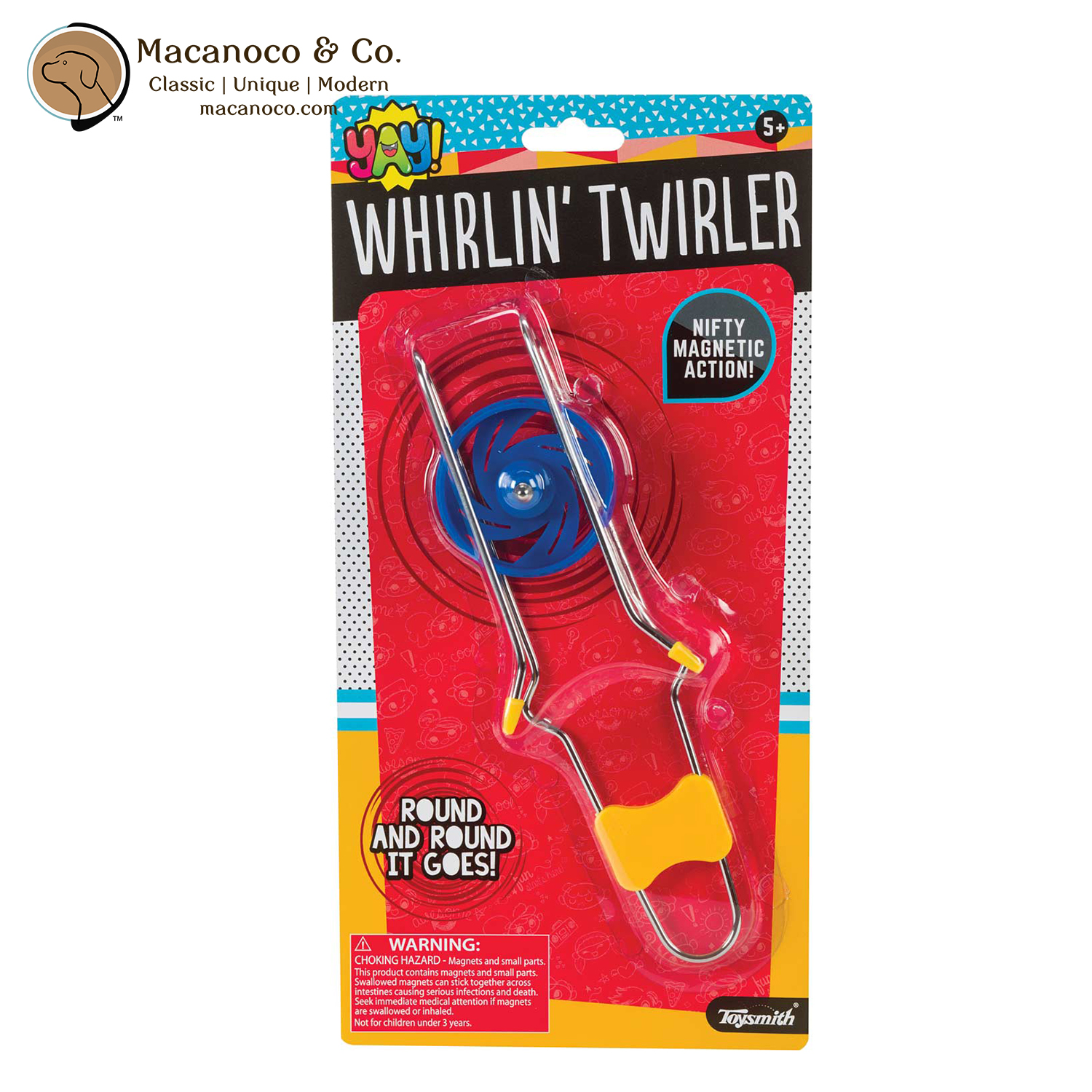 Toysmith YAY! Whirlin' Twirler Toy - Macanoco and Co.