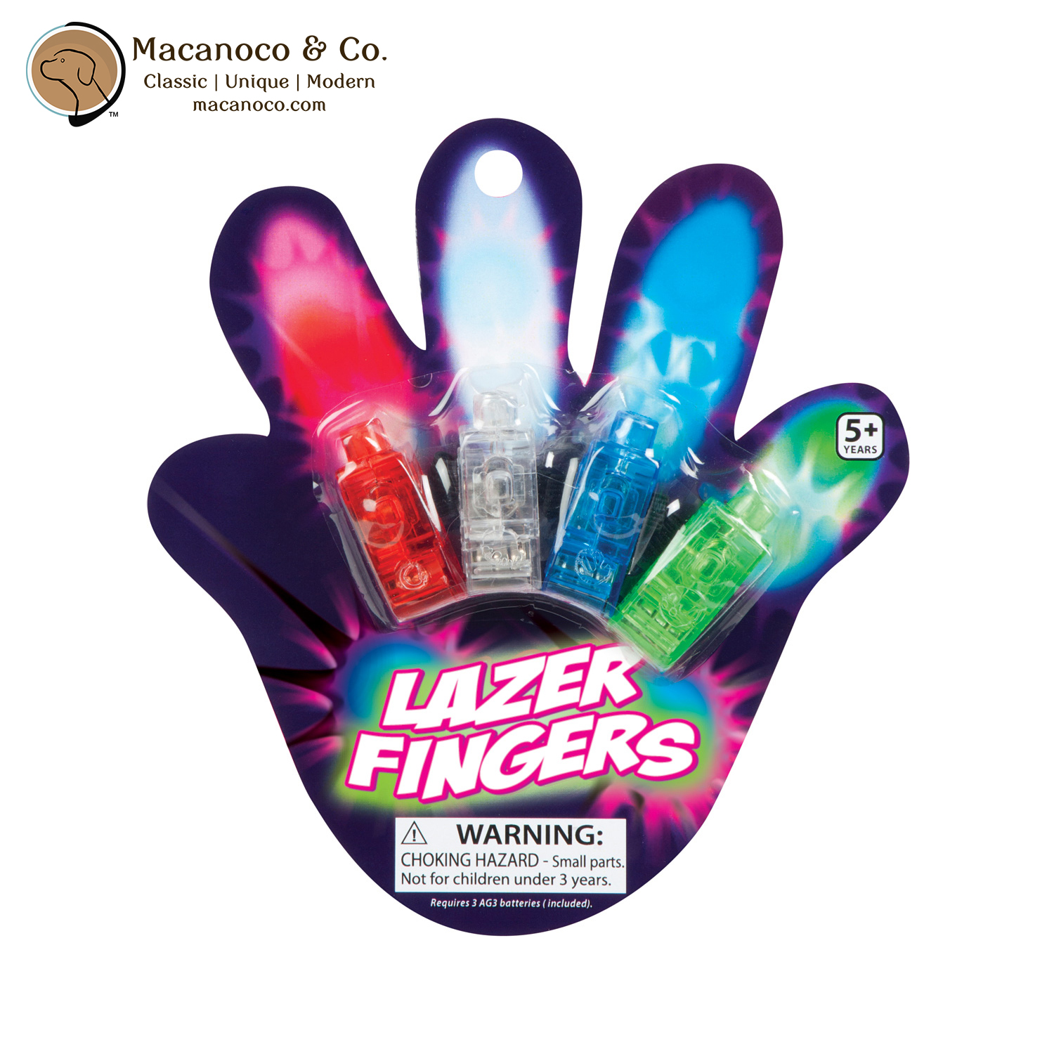 Toysmith Lazer Fingers Light-Up Toy - Macanoco and Co.