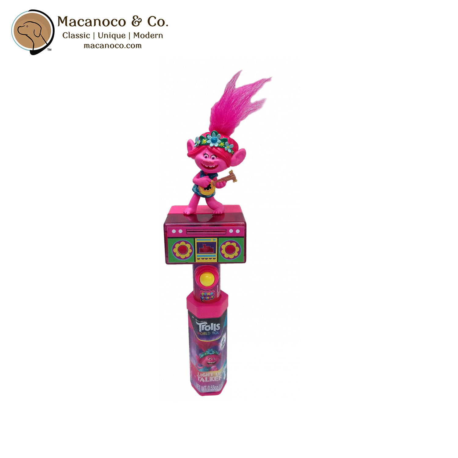 Trolls World Tour Light & Sound Wand Candy Toy - Barb Red - Macanoco ...