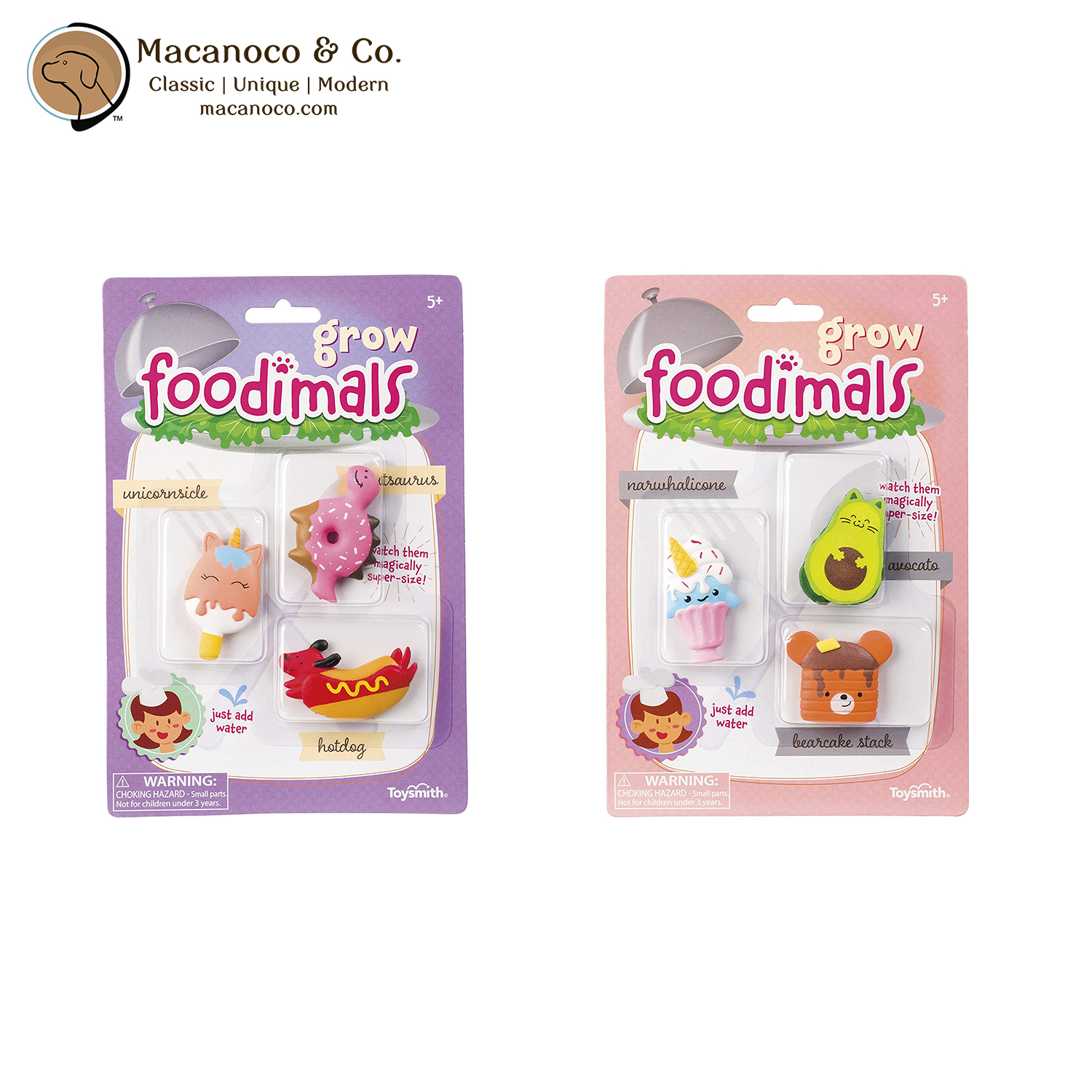 Toysmith Grow Foodimals Toy - Macanoco and Co.