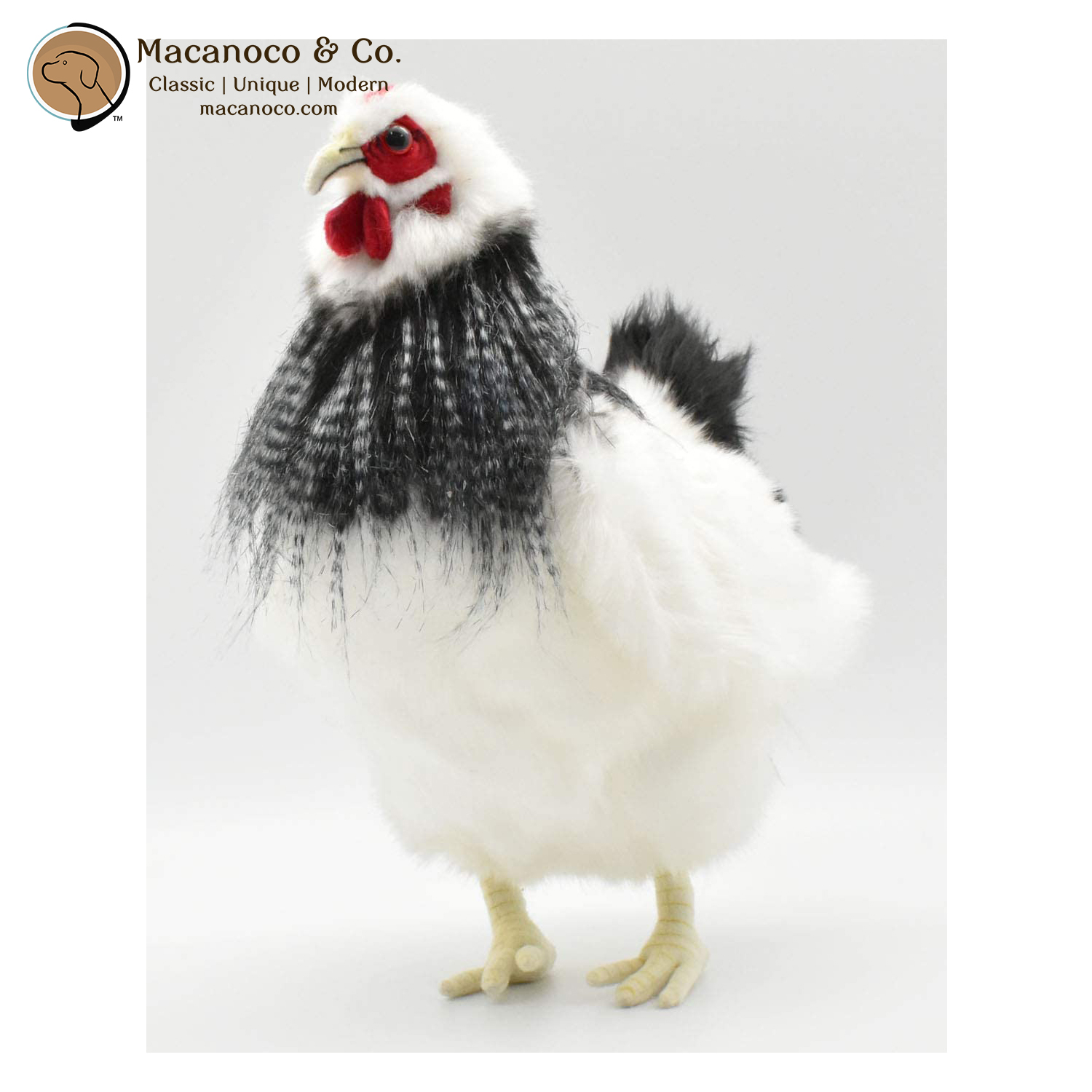 Hansa French Hen 12-inches Plush Toy - Macanoco and Co.