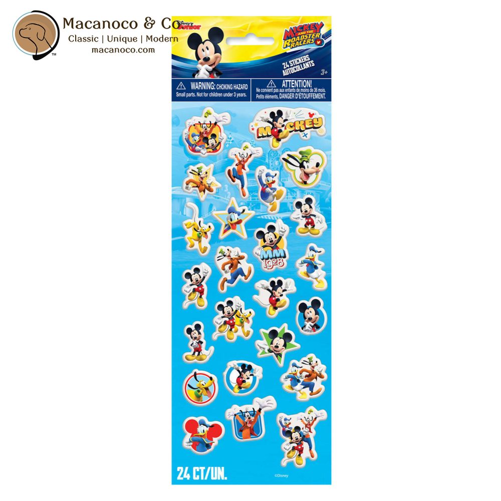 Disney Junior Mickey and the Roadster Racers Stickers - Macanoco and Co.