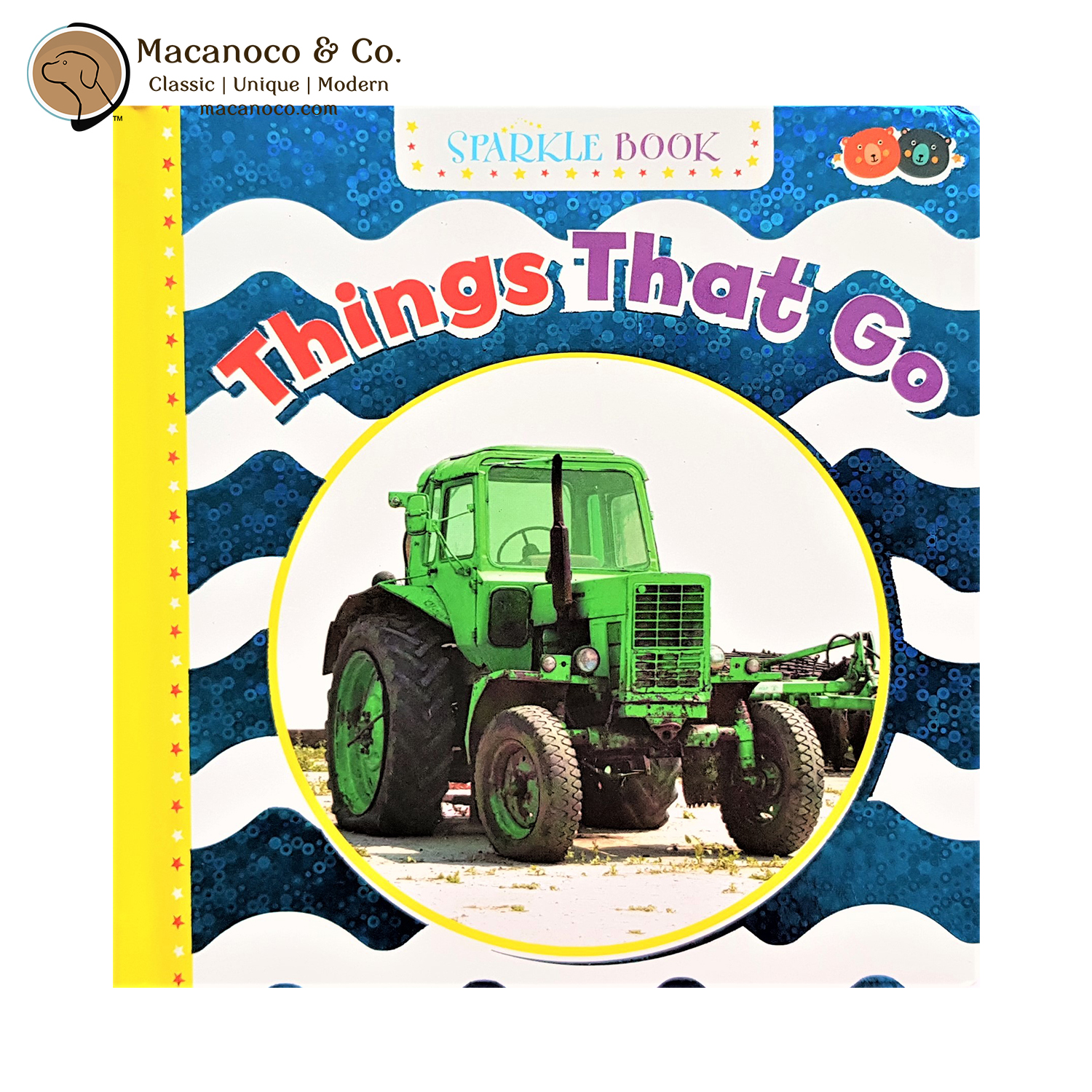 Buddy & Barney Things That Go Sparkle Book - Macanoco and Co.