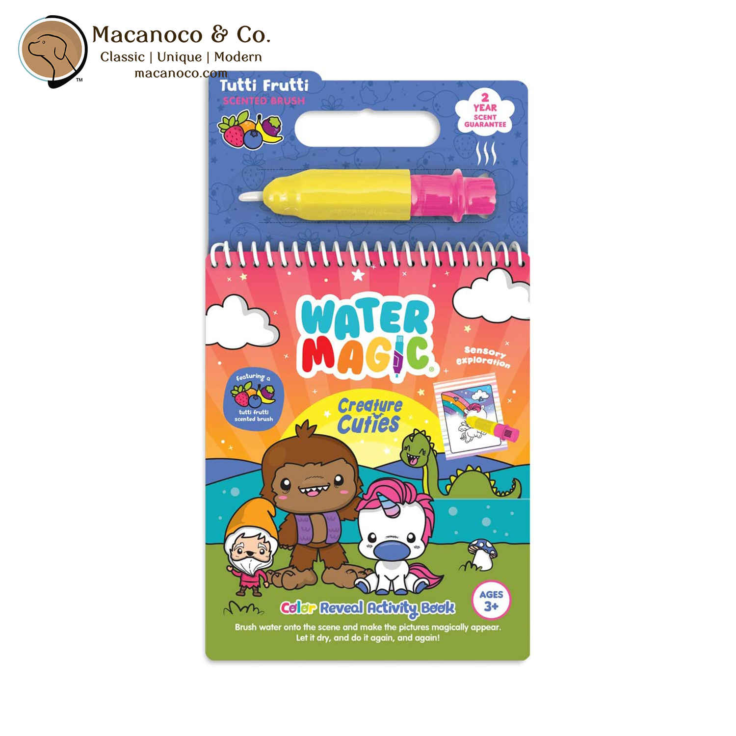 Scentco Water Magic Creature Cuties Color Reveal Activity Book ...