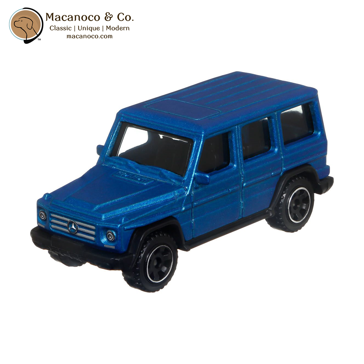 Matchbox 2015 Mercedes-Benz G 500, Blue Toy - Macanoco and Co.