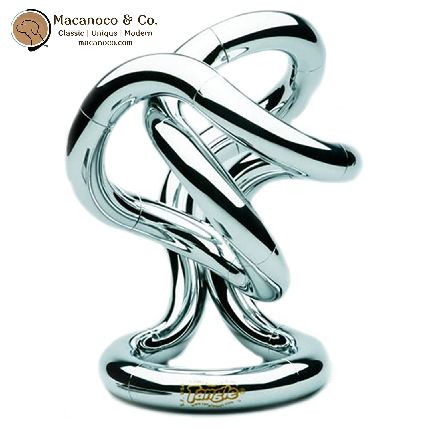 Tangle Museum Chrome Puzzle - Macanoco and Co.