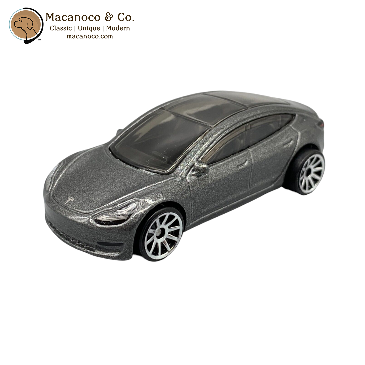 Matchbox Tesla Model X, Grey Toy - Macanoco and Co.