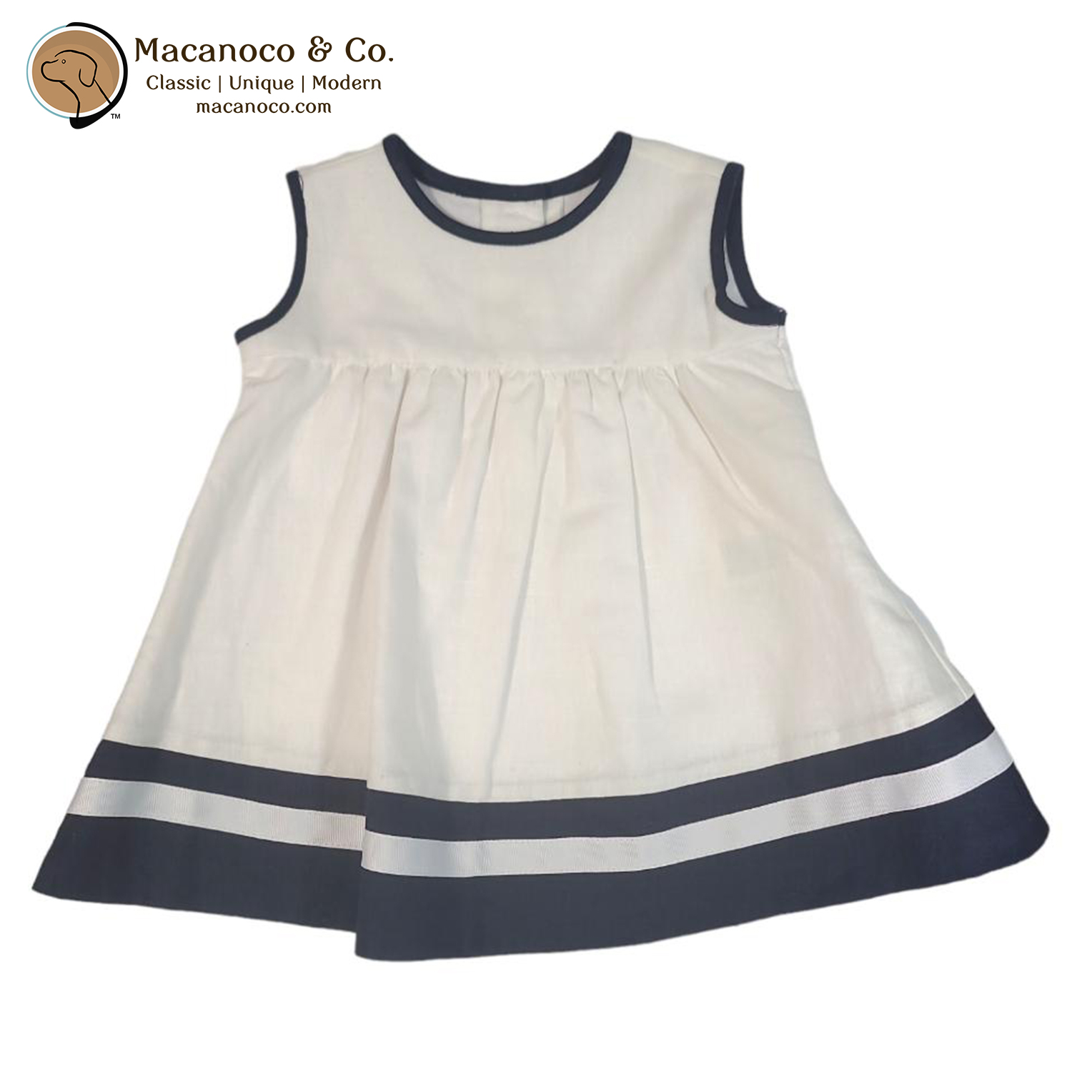 Macanoco and Co. Sail Away Bouffant Dress - Macanoco and Co.