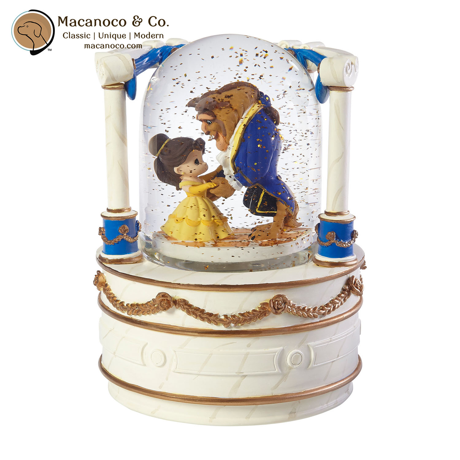 Precious Moments Disney True Beauty Is Found Within Musical Snow Globe ...
