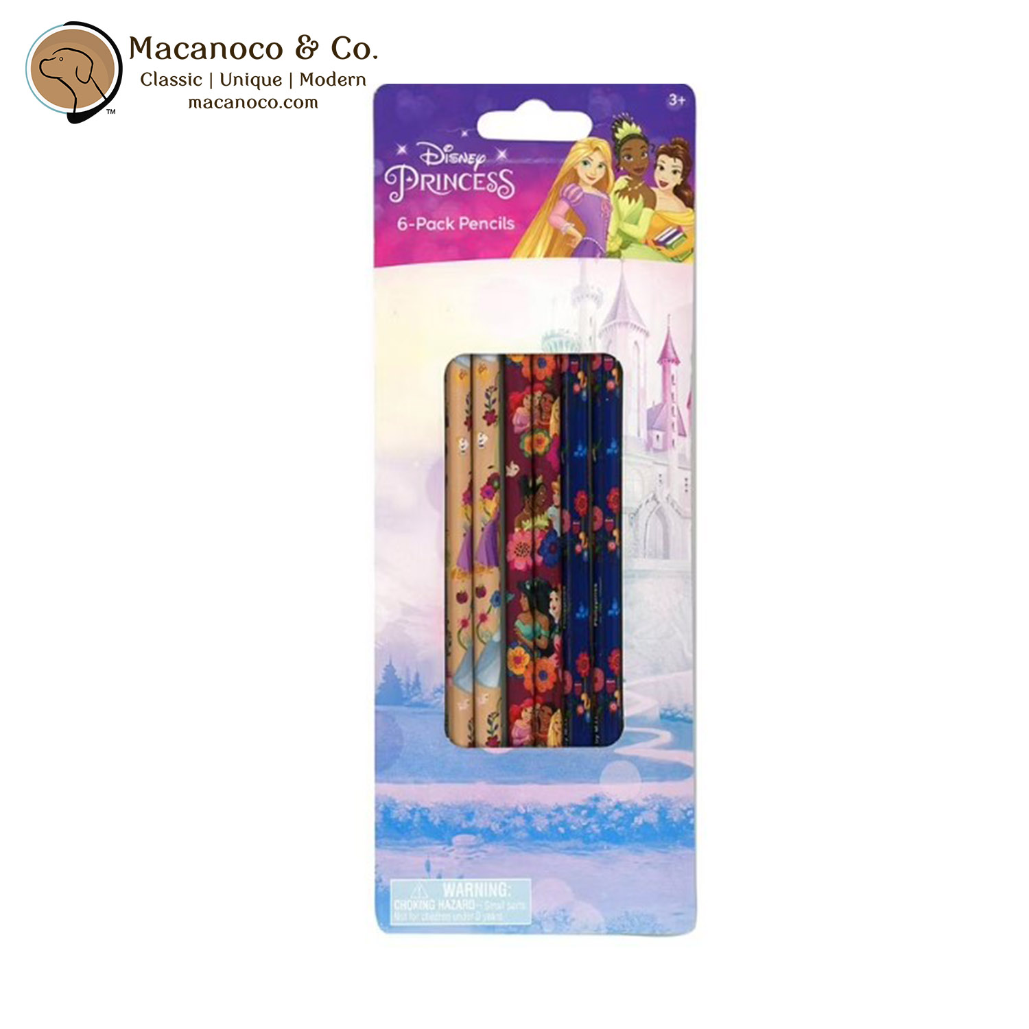 Disney Princess 6-Piece Pencil Set - Macanoco and Co.
