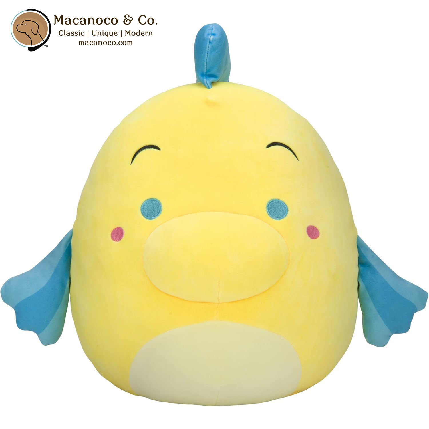 Squishmallows Original Disney Flounder 8-inch Plush - Macanoco and Co.