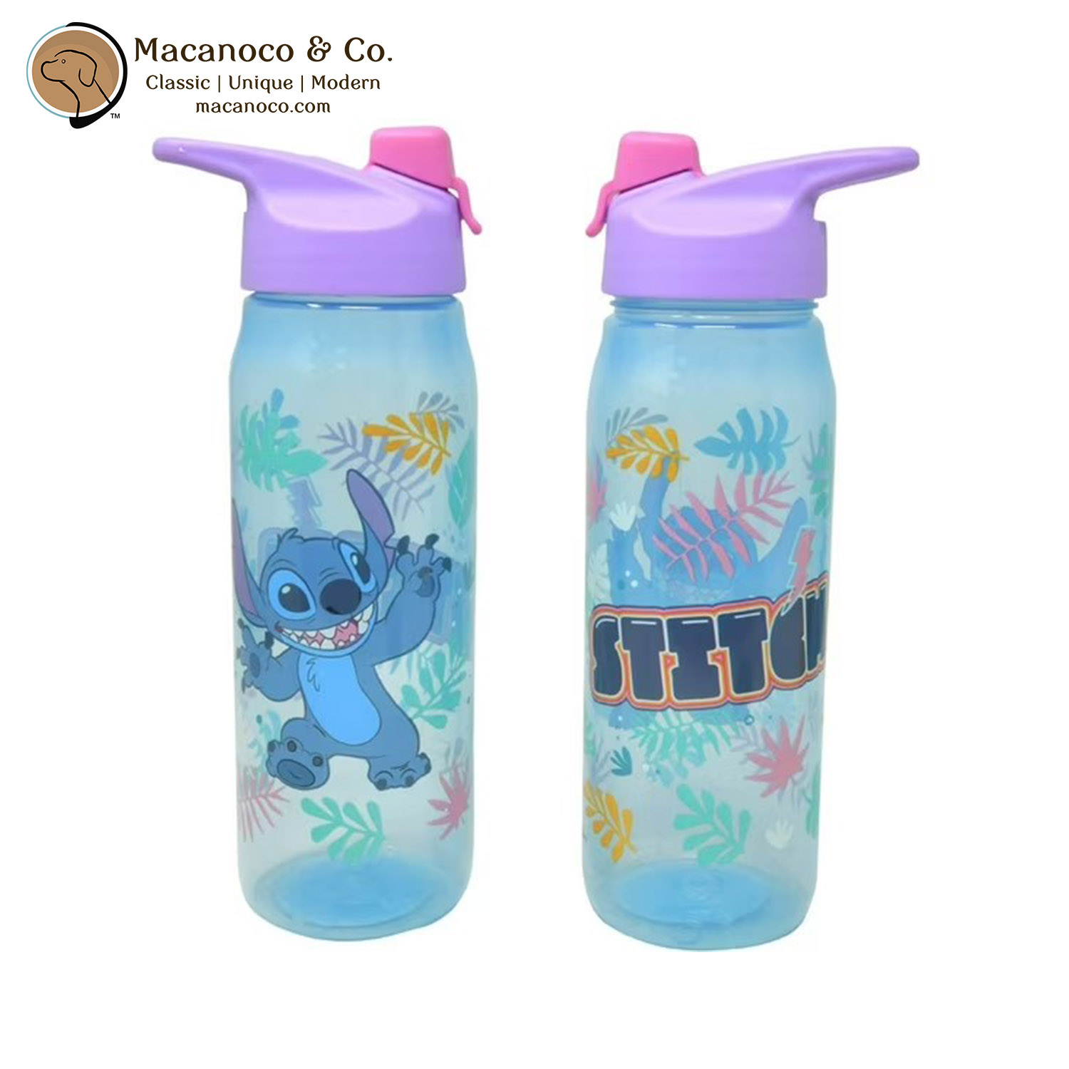 Disney Stitch 20oz Water Bottle - Macanoco and Co.